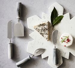 Marble Snowflake Cheese Board | Pottery Barn