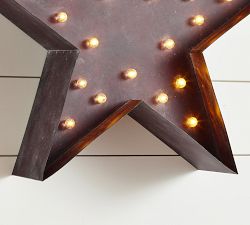 Galvanized Marquee Star | Pottery Barn