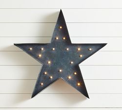 Galvanized Marquee Star | Pottery Barn