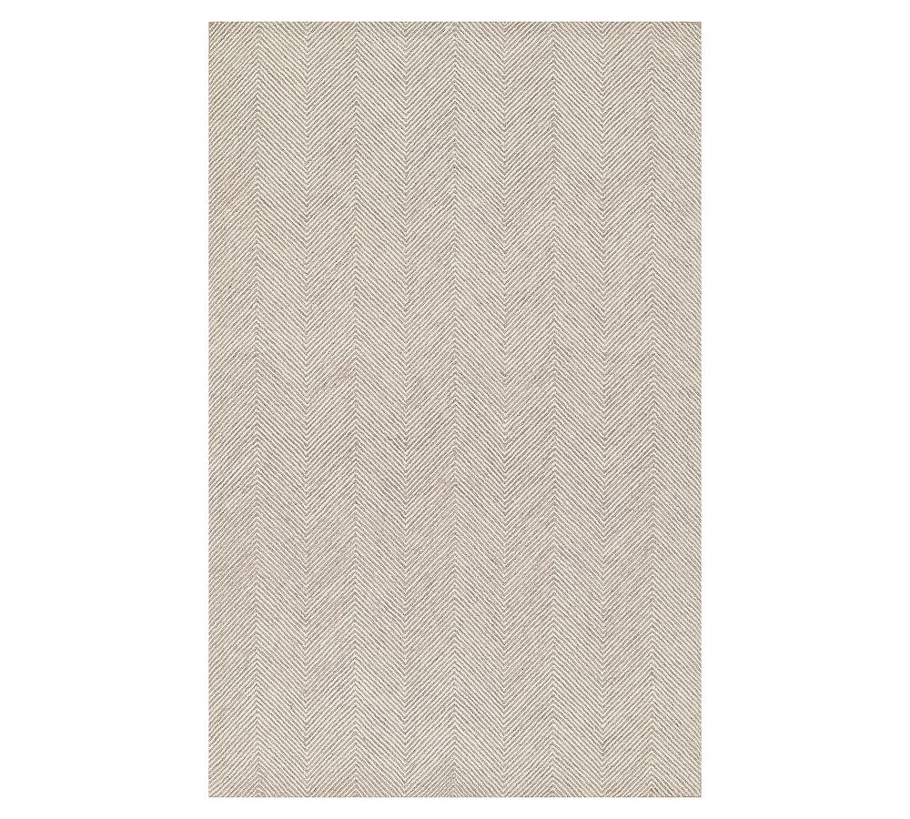 Iweala Handcrafted Chevron Rug | Pottery Barn