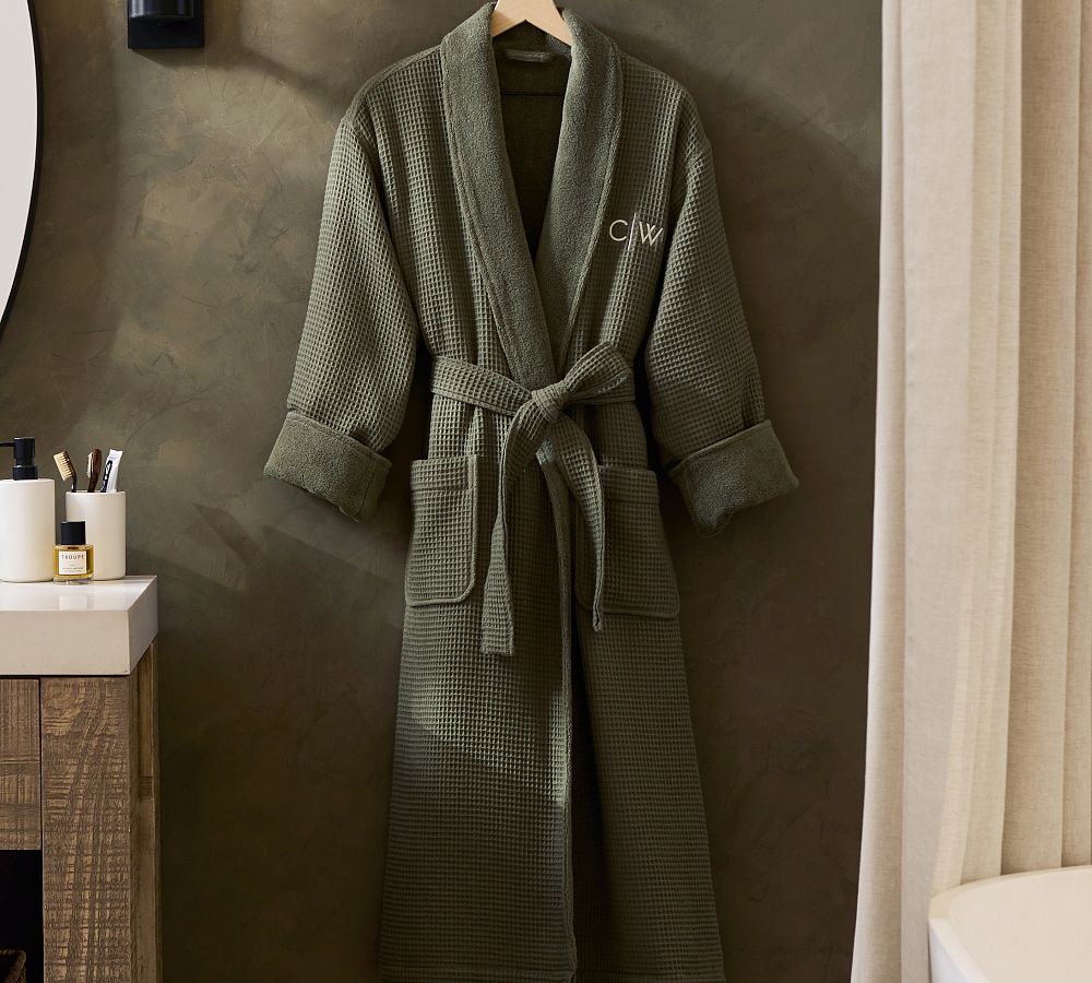 Waffle Weave Resort Robe | Pottery Barn