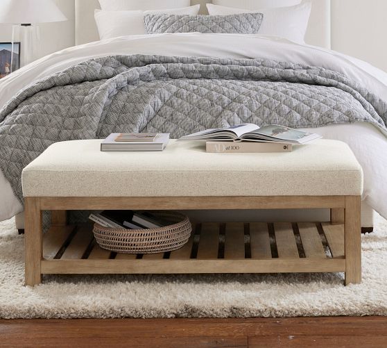 Jake Rectangular Ottoman | Pottery Barn