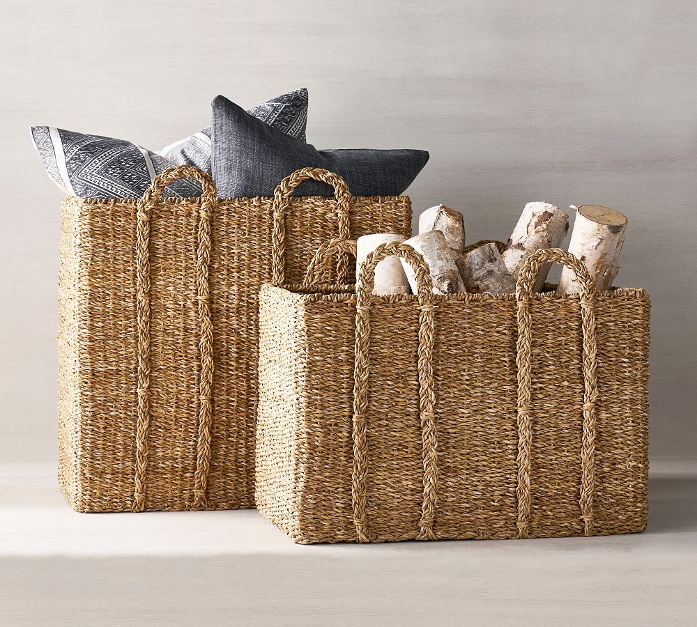 Safi Rectangular Baskets | Pottery Barn