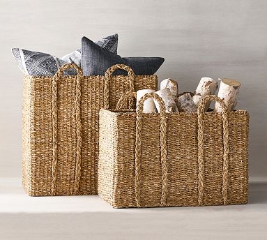 Safi Rectangular Baskets | Pottery Barn