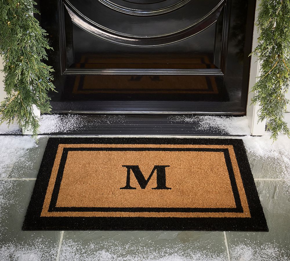 Personalized Double Frame Doormat | Pottery Barn