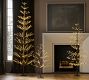 Lit Twinkling Twig Tree - Elegant Holiday Decor | Pottery Barn