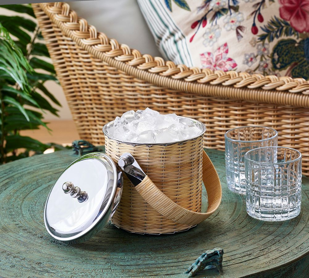 Harbour Woven Ice Bucket | Pottery Barn