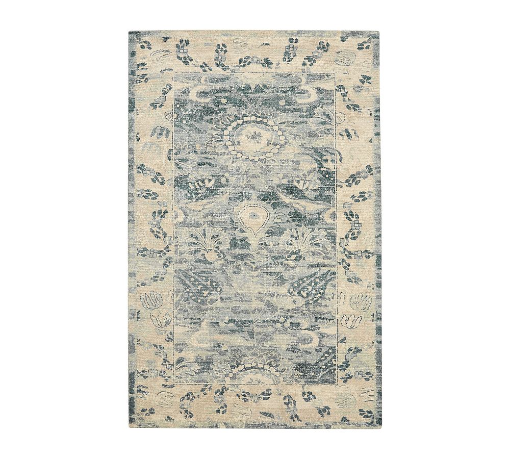 Jema Hand-Tufted Printed Wool Rug | Pottery Barn