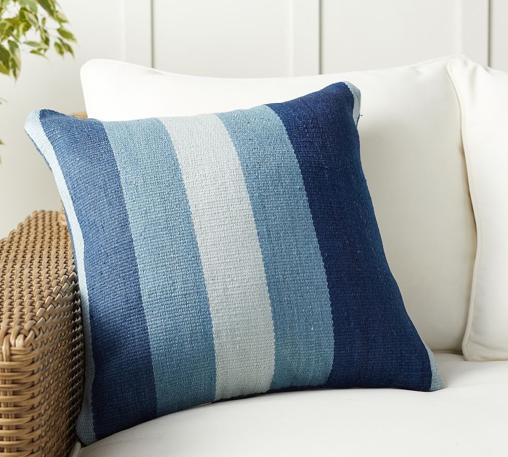 Lorne Eco-Friendly Outdoor Pillow | Pottery Barn