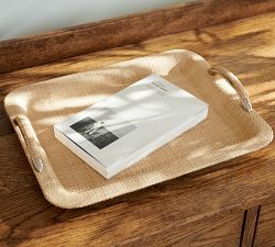 Raffia Tray | Pottery Barn