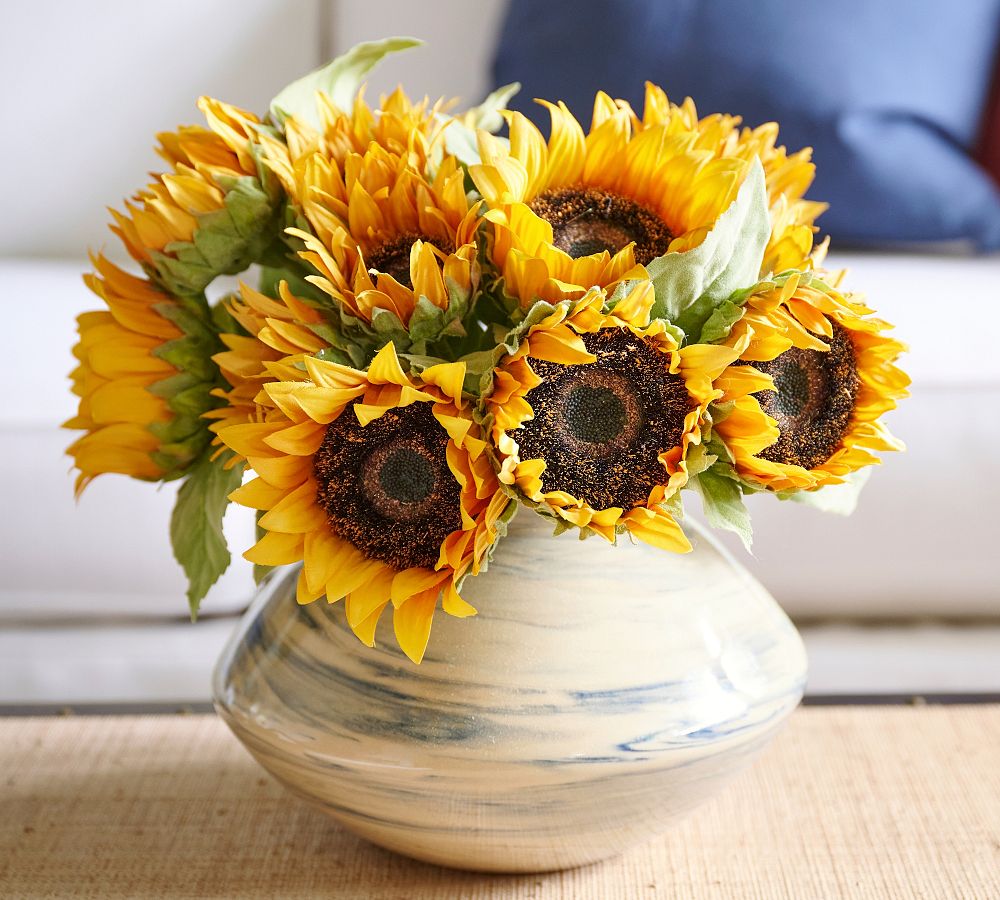Sunflower Bundle | Artificial Flowers | Pottery Barn