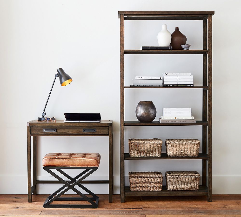 Mateo Wide Bookcase - Stylish Storage Solution | Pottery Barn