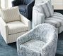 Tyler Square Arm Swivel Chair | Pottery Barn