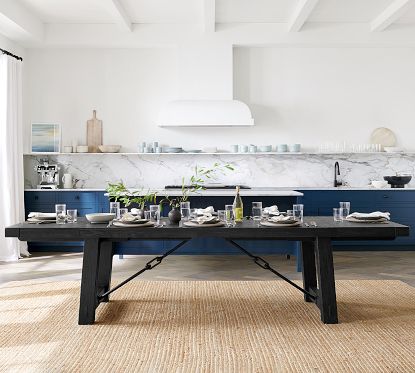 Benchwright Extending Dining Table Pottery Barn