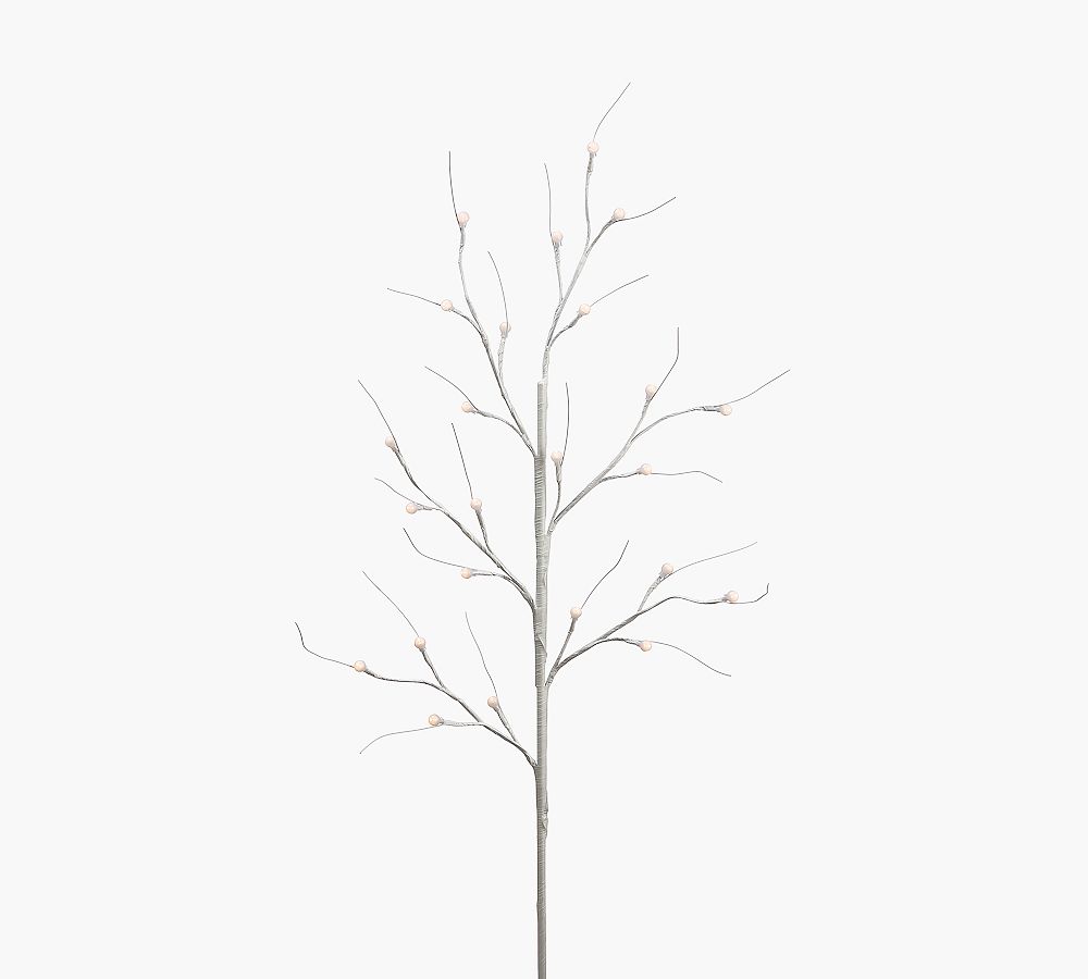 Lit Twig Branch With LED Lights - Set of 6 | Pottery Barn