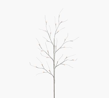 Lit Twig Branch With LED Lights - Set of 6 | Pottery Barn