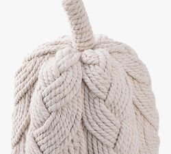 Rope Braided Pumpkins | Pottery Barn