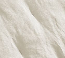 Belgian Flax Linen Tufted Quilt | Pottery Barn