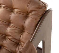 Callum Leather Chair | Pottery Barn