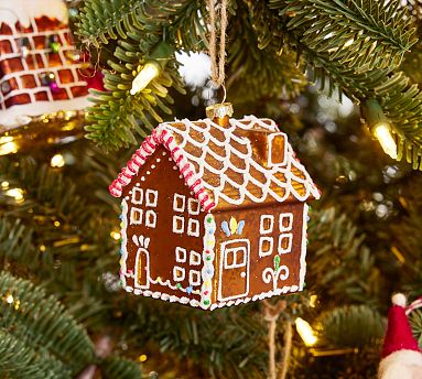 Gingerbread House Ornament | Pottery Barn