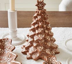 Handcrafted Gingerbread Tree | Pottery Barn