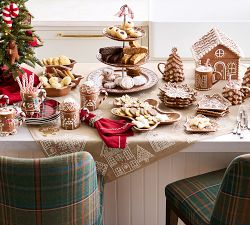 Gingerbread House Lidded Stoneware Mugs | Pottery Barn