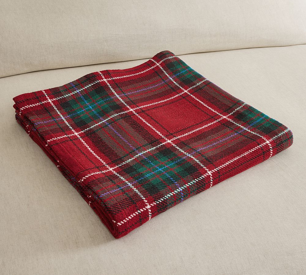 Plaid Woven Blanket | Pottery Barn
