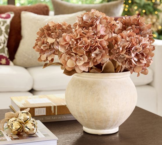 Faux Gold Hydrangea Bundle | Pottery Barn