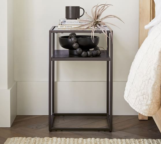 Duke Metal Nightstand | Pottery Barn
