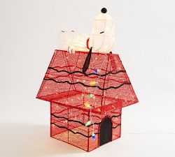 Peanuts™ Lit Snoopy™ On House | Pottery Barn
