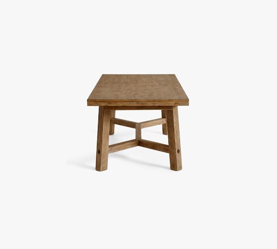 Rustic Farmhouse Extending Dining Table 77 102 Pottery Barn