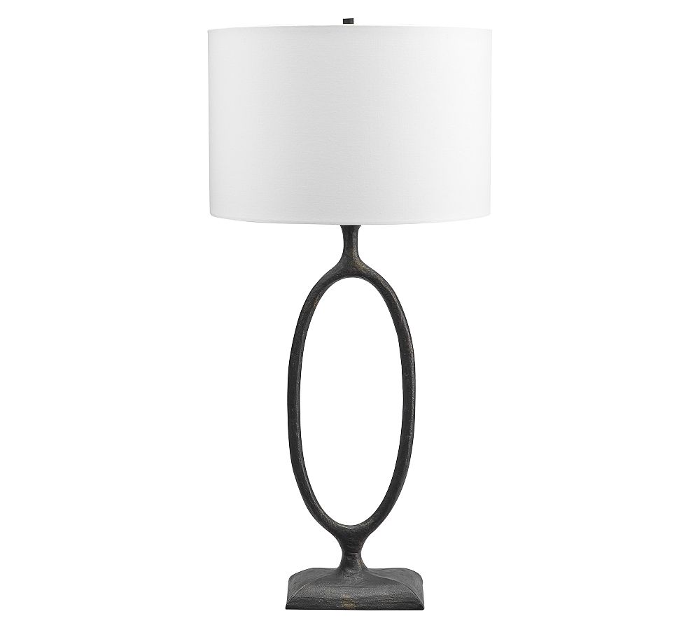 Easton Forged-Iron Table Lamp | Pottery Barn