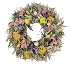 Dried Sunshine Splendor Wreath | Pottery Barn