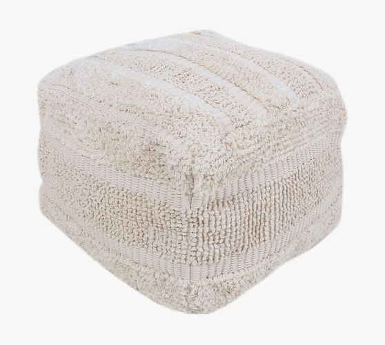 Poufs, Pouf Ottomans & Floor Pillows | Pottery Barn