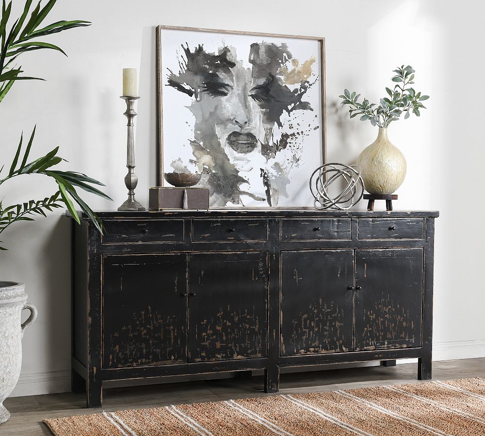 Danton Reclaimed Wood Buffet Table | Pottery Barn
