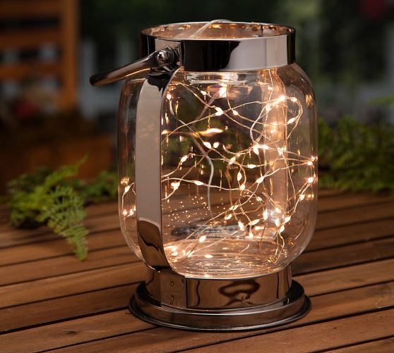 Micro LED String Lights On Silver Wire | Pottery Barn