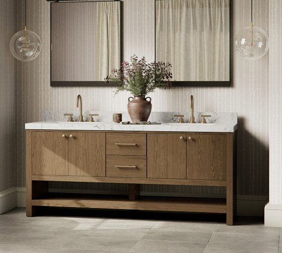 Aspen 72" Double Sink Vanity | Pottery Barn