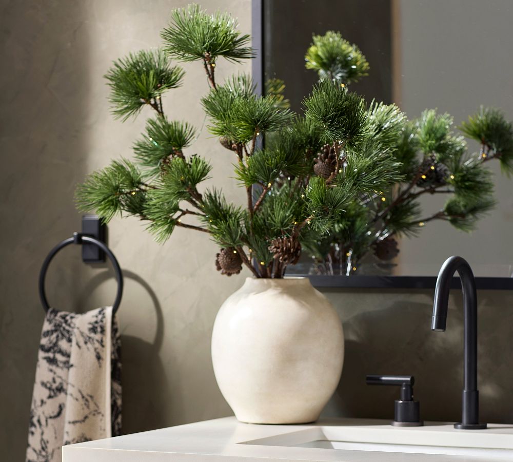 Lit Faux Pine Bundle | Pottery Barn