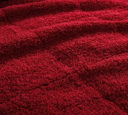 Teddy Faux Fur Quilt | Pottery Barn