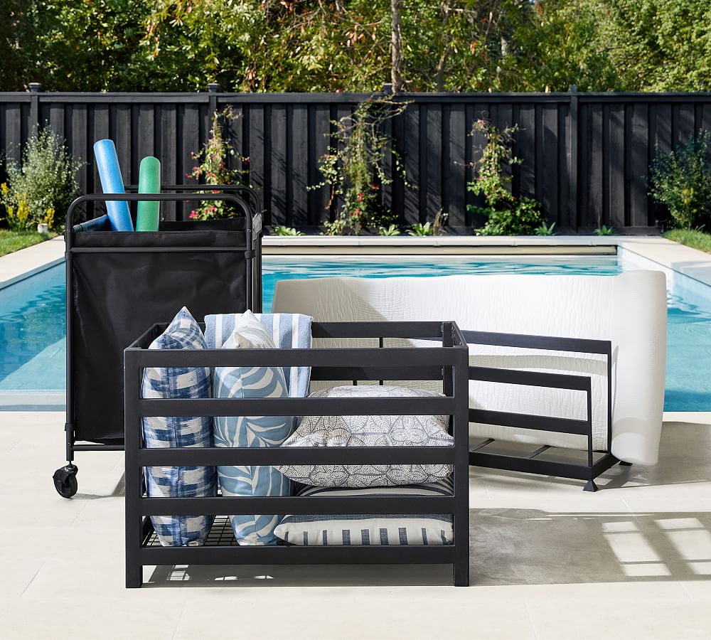 Malibu Metal Outdoor Pool Collection | Pottery Barn