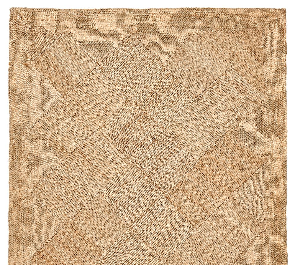 Salvino Diamond Jute Rug | Pottery Barn