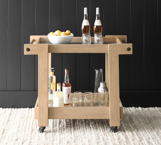 Benchwright Bar Cart | Pottery Barn