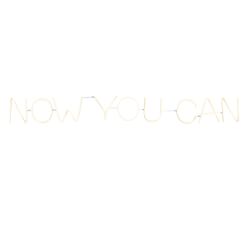 Now You Can Lit Sign | Pottery Barn