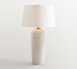 Carter Milk Glass Table Lamp (20") | Pottery Barn