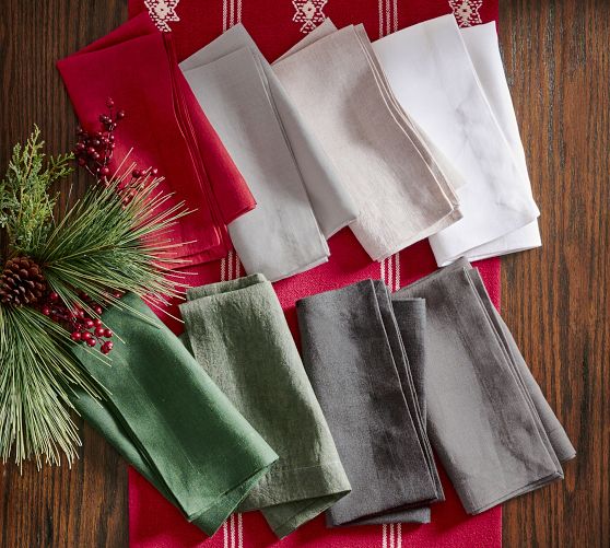 Cloth Napkins, Linen Napkins & Fabric Napkins | Pottery Barn