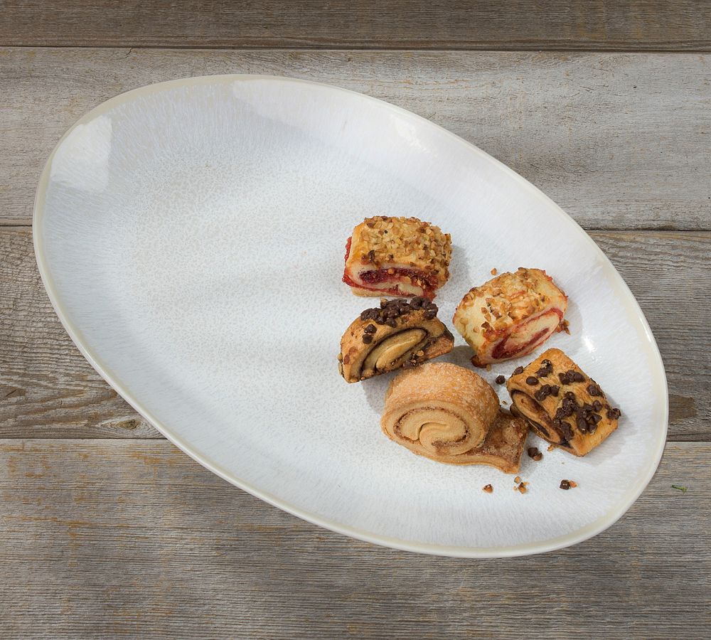 Nico Stoneware Reactive Glaze Serving Tray | Pottery Barn