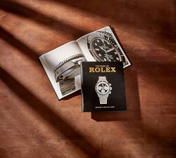 The Book of Rolex Leather-Bound Book | Pottery Barn