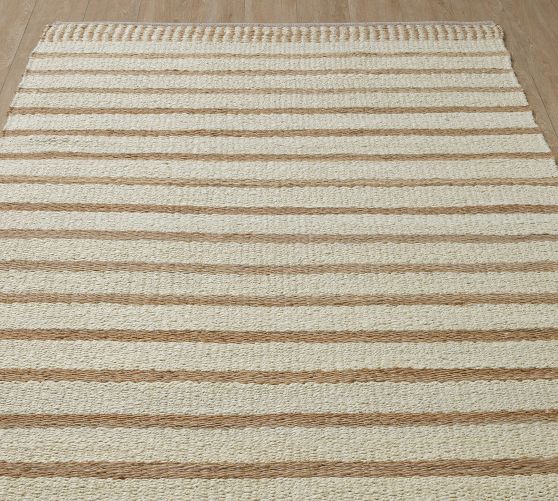 Blake Handwoven Striped Rug | Pottery Barn