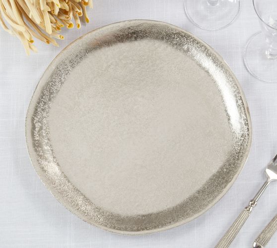 Aluminum Charger Plate, Set of 4 | Pottery Barn