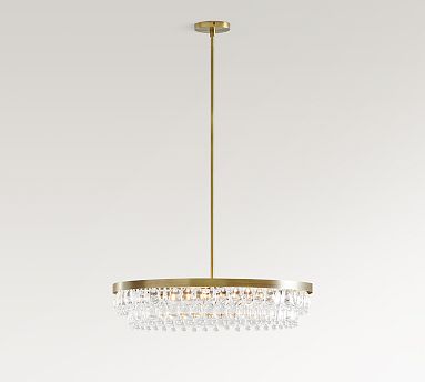 Clarissa Modern Round Chandelier | Pottery Barn